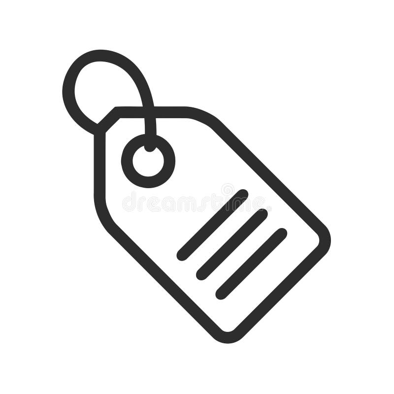 Ícone Do Preço Símbolo Da Etiqueta Sinal Da Compra Ilustração do Vetor ...