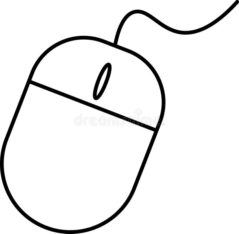ícone Do Rato Do Computador Ilustração Stock - Ilustração de ...