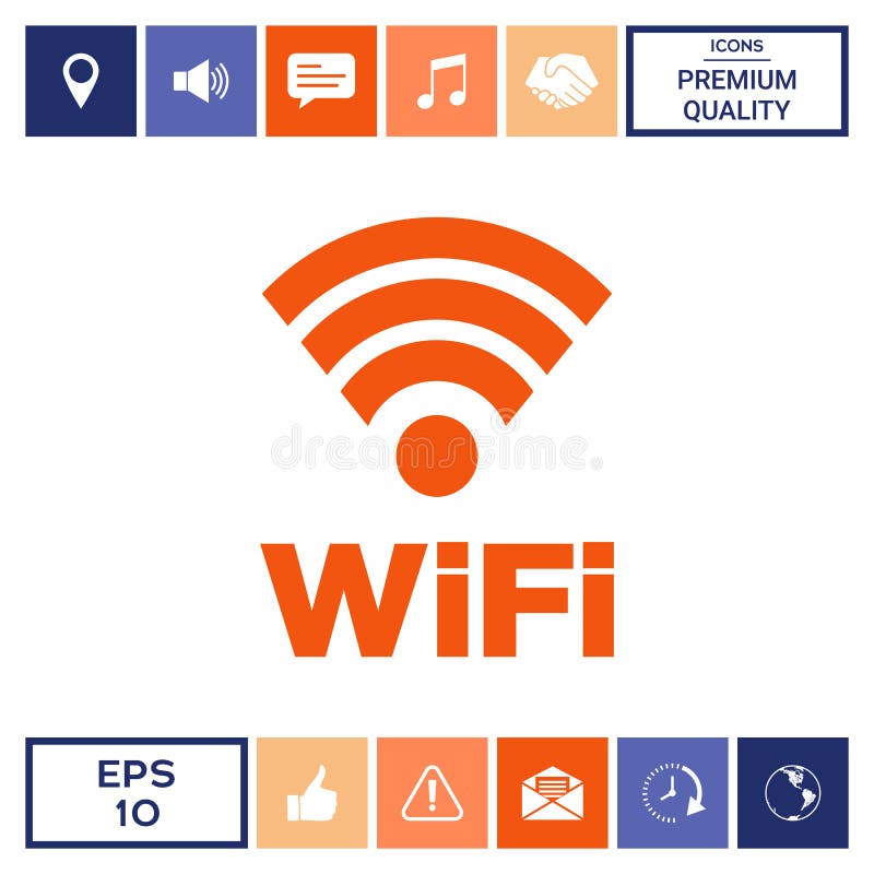 Ícone Do Símbolo Da Conexão a Internet Ilustração do Vetor - Ilustração ...