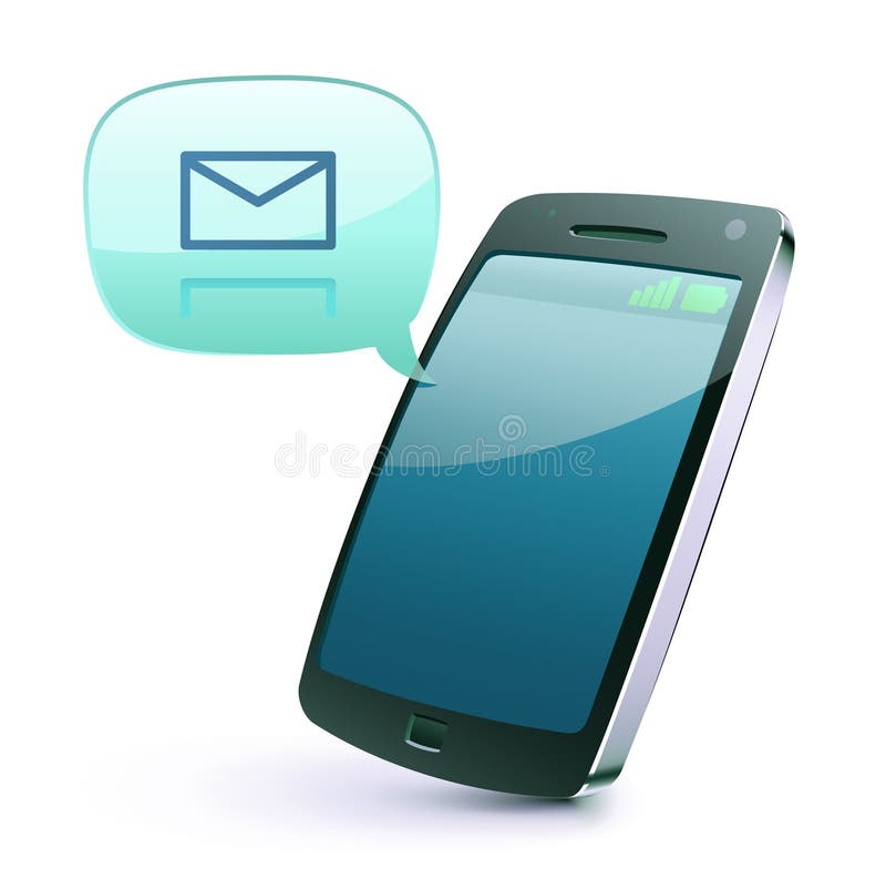 Ícone do telemóvel ilustração do vetor. Ilustração de moderno - 22177818