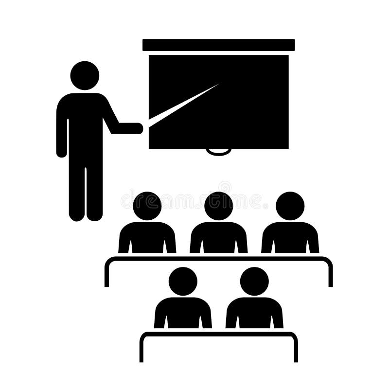 Ícone do treinamento ilustração do vetor. Ilustração de acadêmica ...