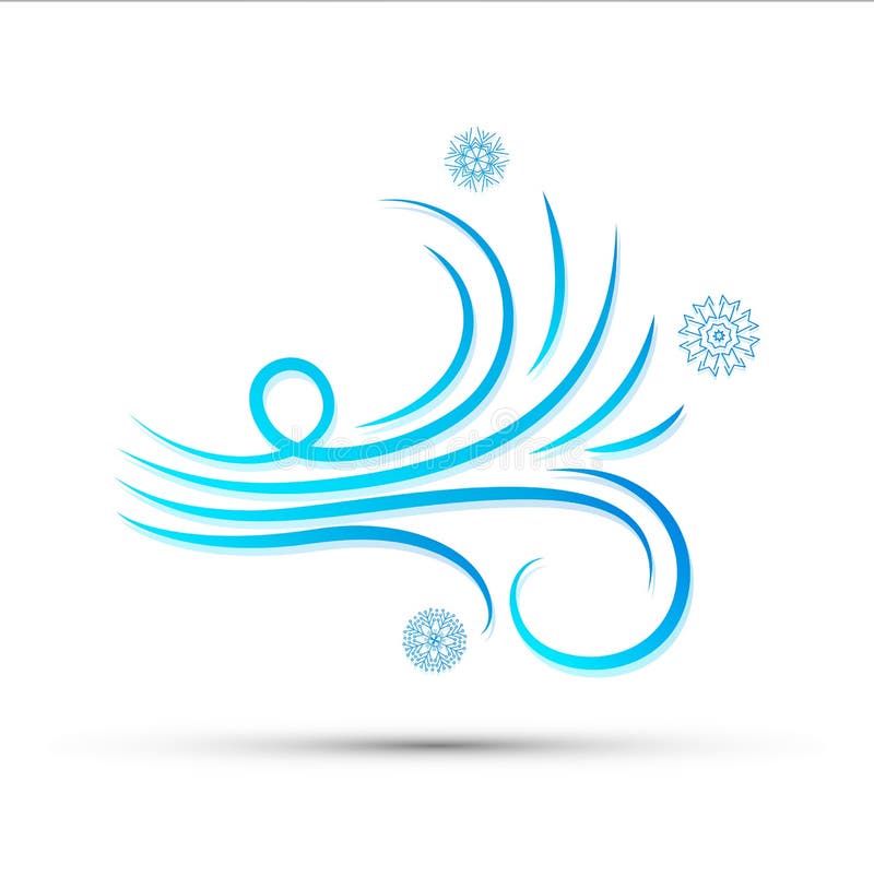 Ícone do vento ilustração do vetor. Ilustração de isolado - 102759109