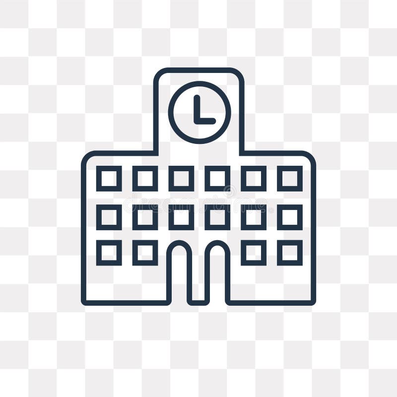 Ícone Do Vetor Da Universidade Isolado No Fundo Transparente, Unive ...