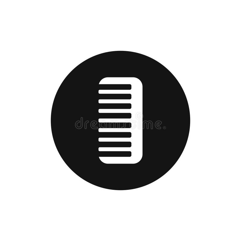 ícone Do Vetor De Pente Cabelo Ilustração do Vetor - Ilustração de ...