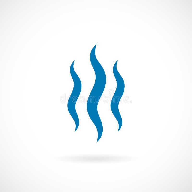 Ícone do vetor do vapor ilustração do vetor. Ilustração de sentido ...