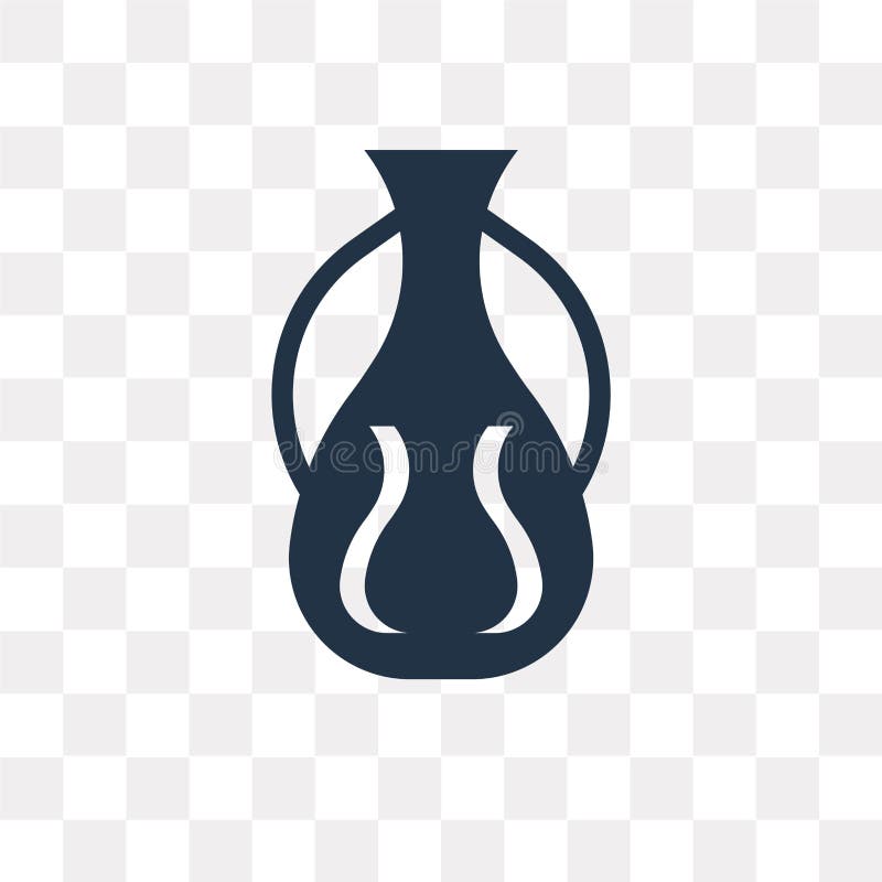 Ícone Do Vetor Da ânfora Isolado No Fundo Transparente, ânfora ...