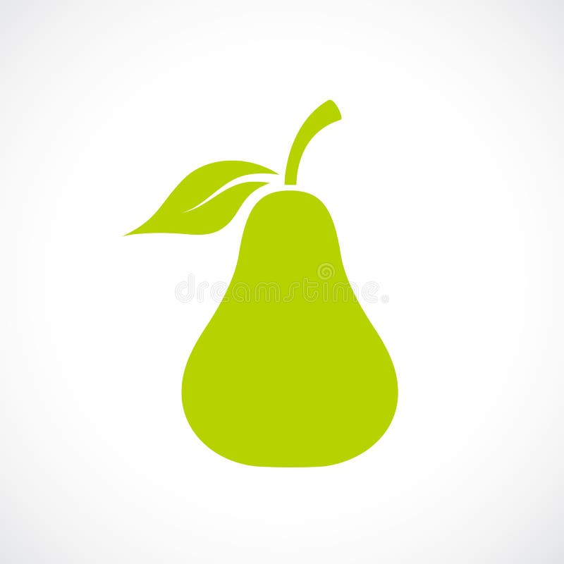 Ícone Fresco Do Vetor Da Pera Ilustração do Vetor - Ilustração de dieta ...