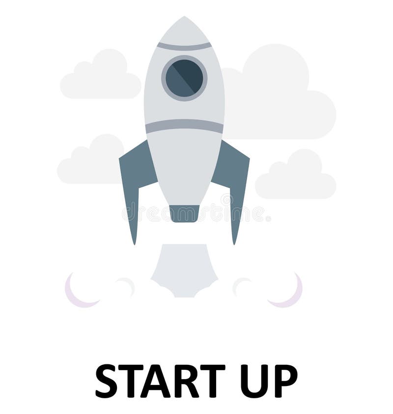 Ícone Isolado Partida Da Ilustração Do Vetor Da Cor Ilustração Stock ...