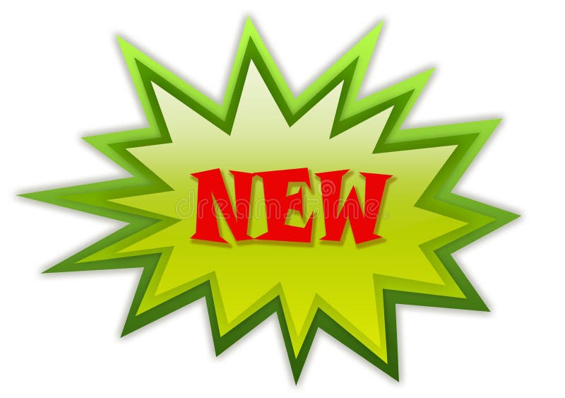 Ícone novo ilustração stock. Ilustração de venda, nota - 15817110