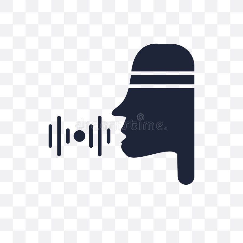 Ícone Transparente Do Controle Da Voz Projeto Do Símbolo De Controle Da ...