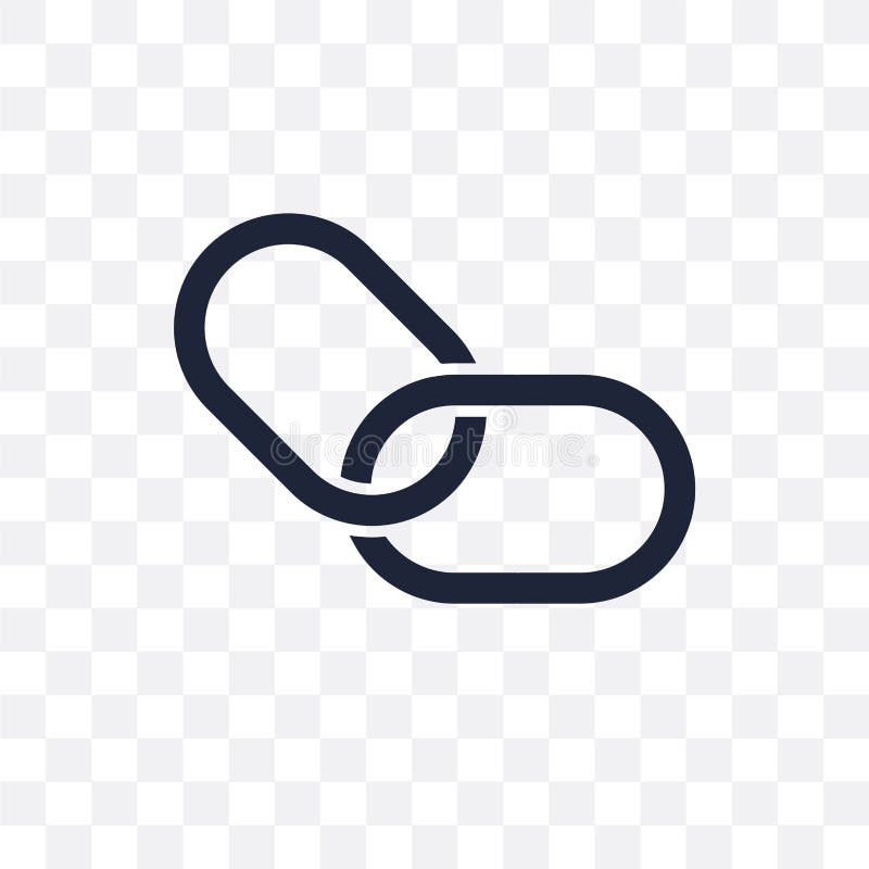 Ícone Transparente Do Hiperlink Projeto Do Símbolo Do Hiperlink Do Colo ...