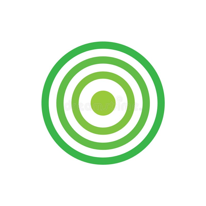 Alvo verde ilustração stock. Ilustração de objetivo, conceito - 13007435