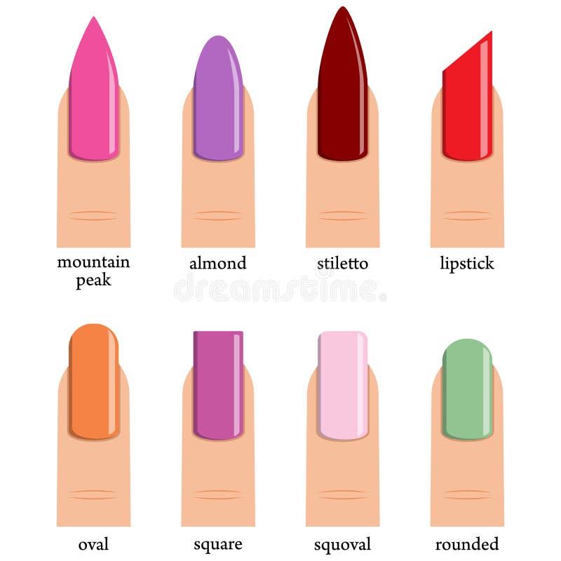 Ícones da forma do prego ilustração do vetor. Ilustração de objeto ...