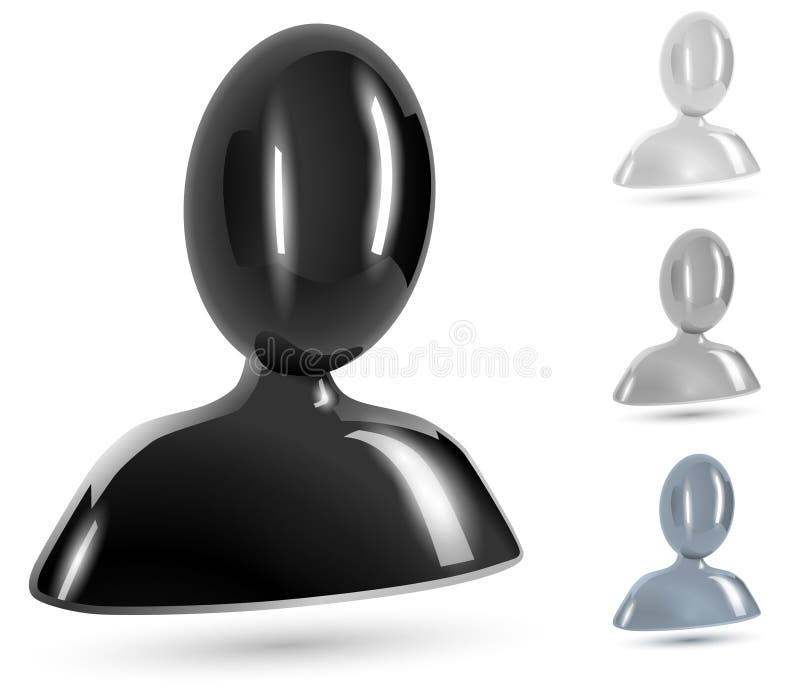 Ícones do usuário ilustração do vetor. Ilustração de fundo - 30671684