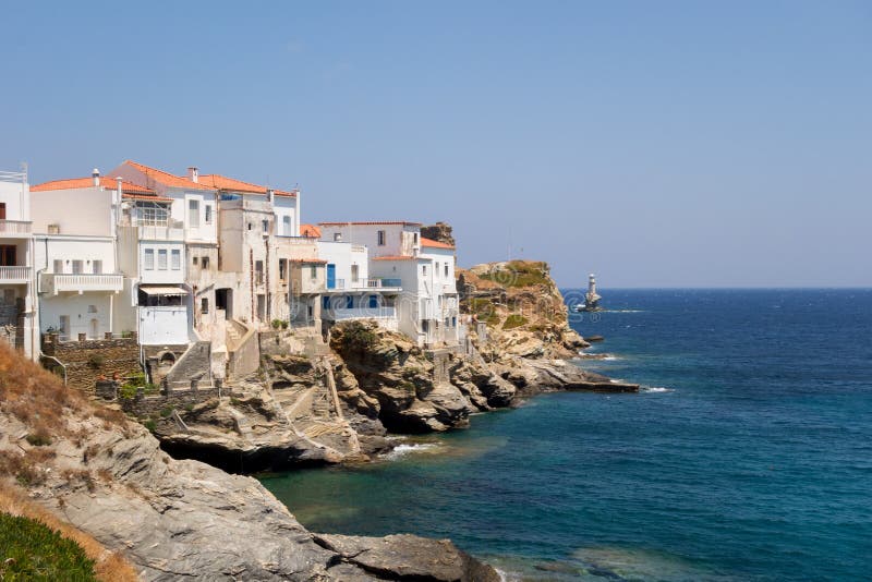 Île d'Andros - Grèce image stock éditorial. Image du lifestyle - 43348094