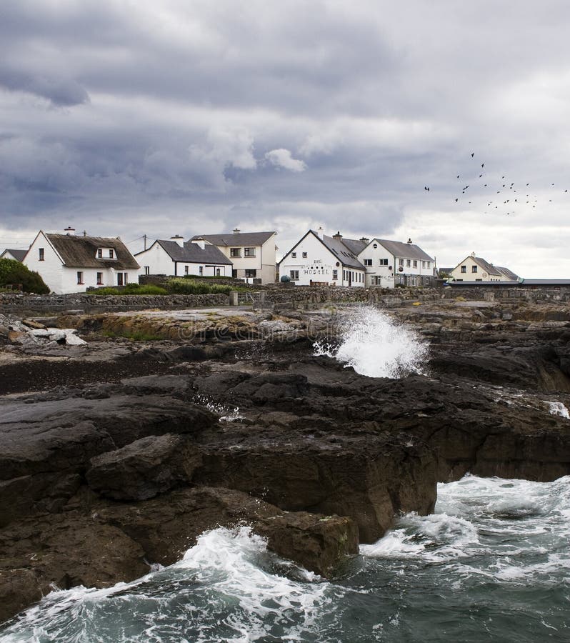 Inishmaan, îles D'aran, Connemara, Irlande Photo stock - Image du ...