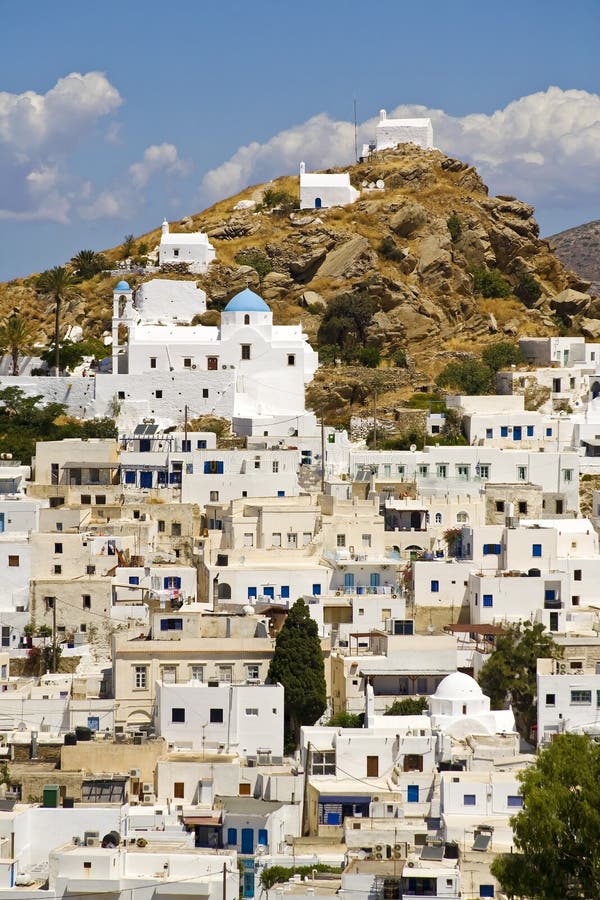 Île d'IOS, Grèce photo stock. Image du dôme, volcanique - 8437084