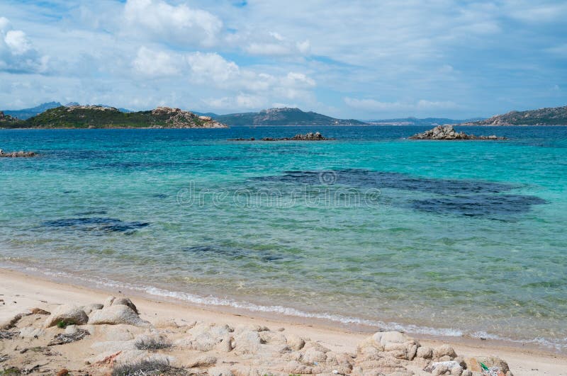 Île De Caprera, Sardaigne, Italie Image stock - Image du plage, bleu ...