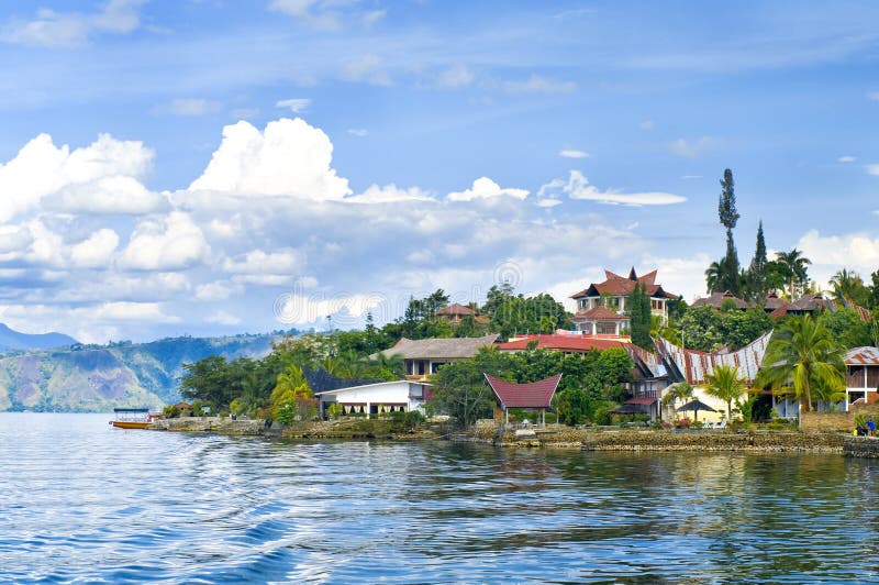 Île Samosir, Lac Toba. Sumatra Image stock - Image du ressource ...