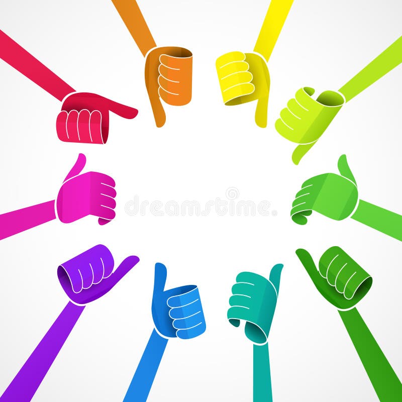 Color Hands stock illustration. Illustration of body, hands - 385621