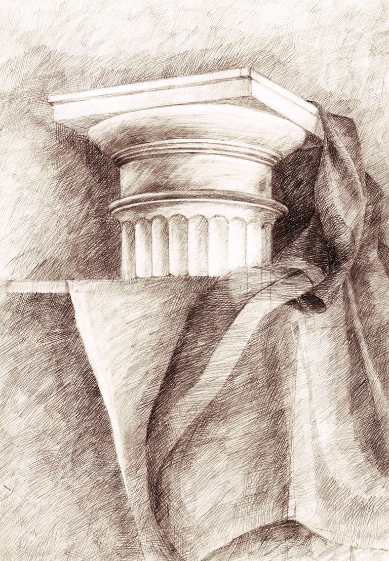 Drawing Doric Column Stock Illustrations – 622 Drawing Doric Column ...