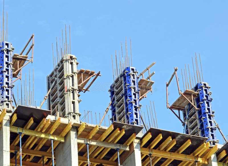 Concrete formwork stock image. Image of form, frame, concrete - 20288635
