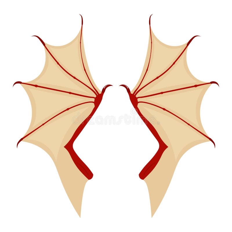 Dragon Wing Monogram Logo Modern Stock Illustration - Illustration of ...