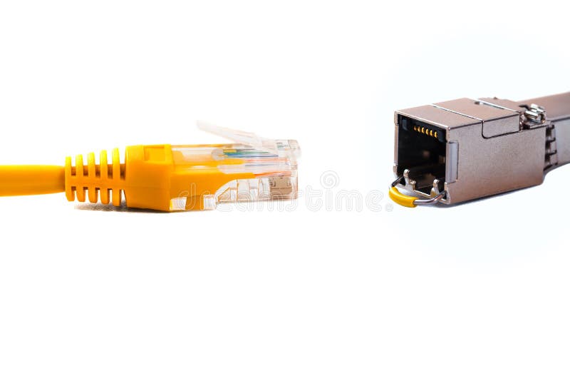 RJ45 ethernet plug stock image. Image of technology - 126171783