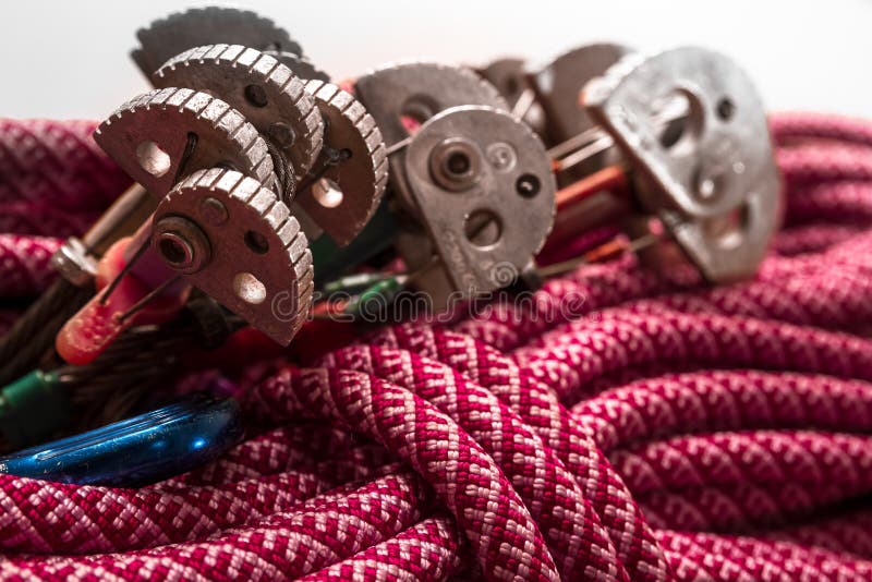 Climbing Equipment Winded Rope Cam Stock Photos - Free & Royalty-Free ...