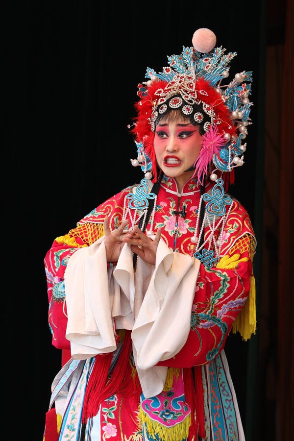 Ópera china fotografía editorial. Imagen de mujer, chino - 40784262
