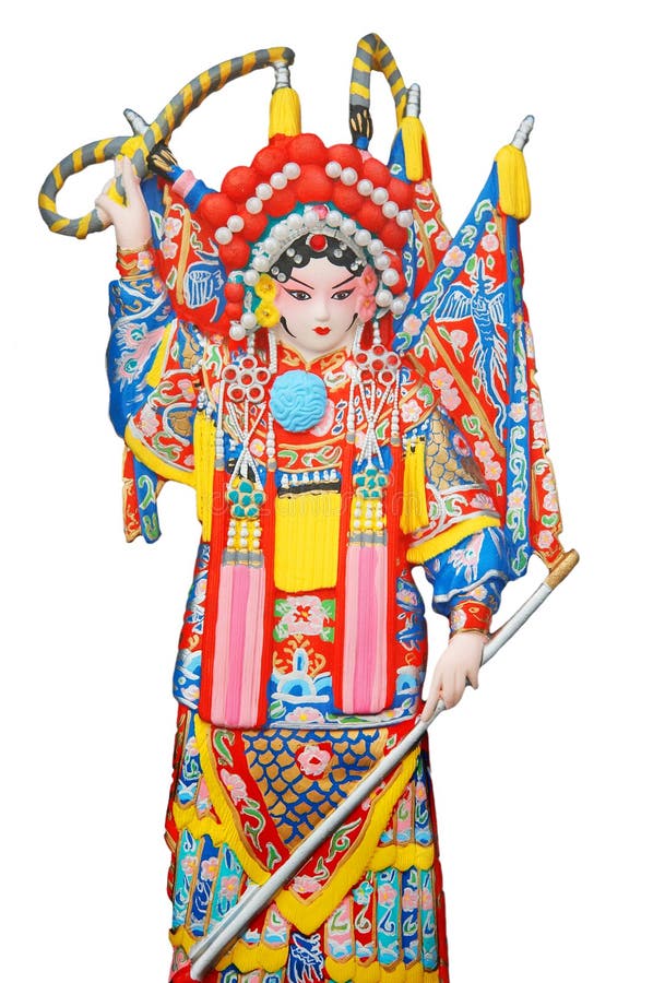 Máscaras Chinas De La ópera Foto de archivo - Imagen de rojo, adorno ...