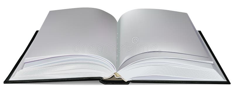 öppen bok stock illustrationer. Illustration av papper - 16979668