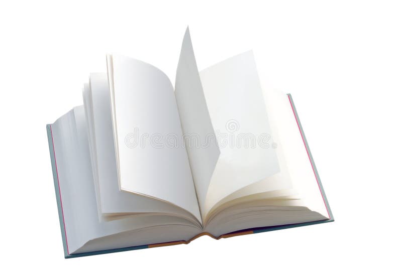 öppen bok fotografering för bildbyråer. Bild av vitt, close - 8027451