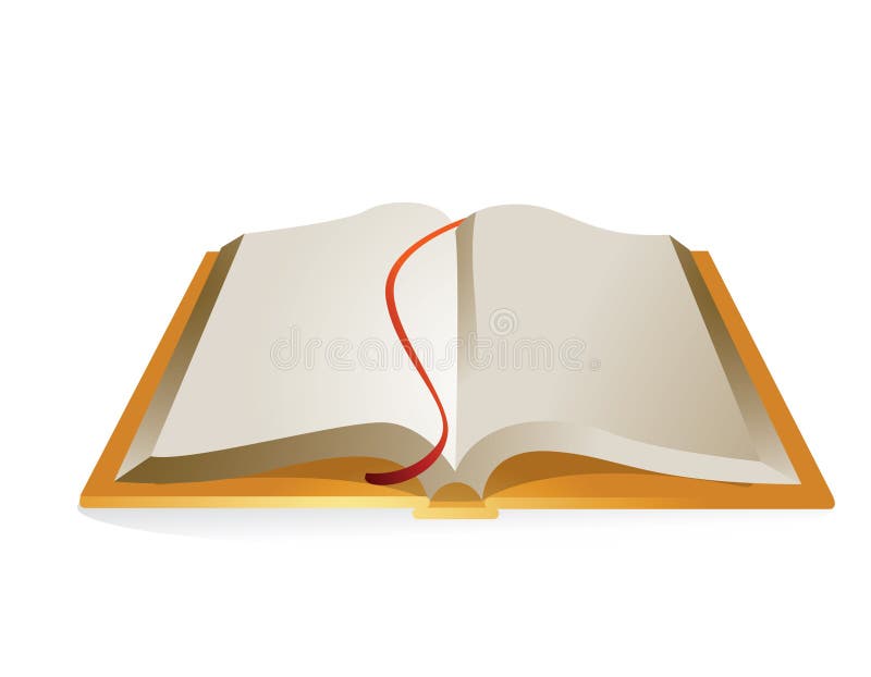 För Tecknad Filmvektor För Stängd Bok Design För Symbol För Symbol ...