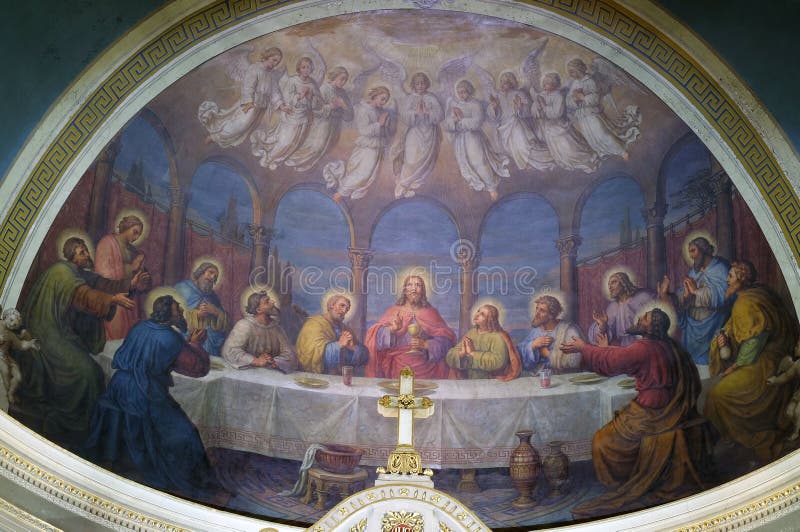 Última ceia foto editorial. Imagem de zagrebe, jesus - 132002146