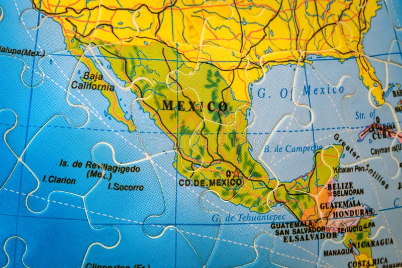 Meksyk Mapa Zdjęcia Stock - Pobierz 1,149 Zdjęcia Royalty Free