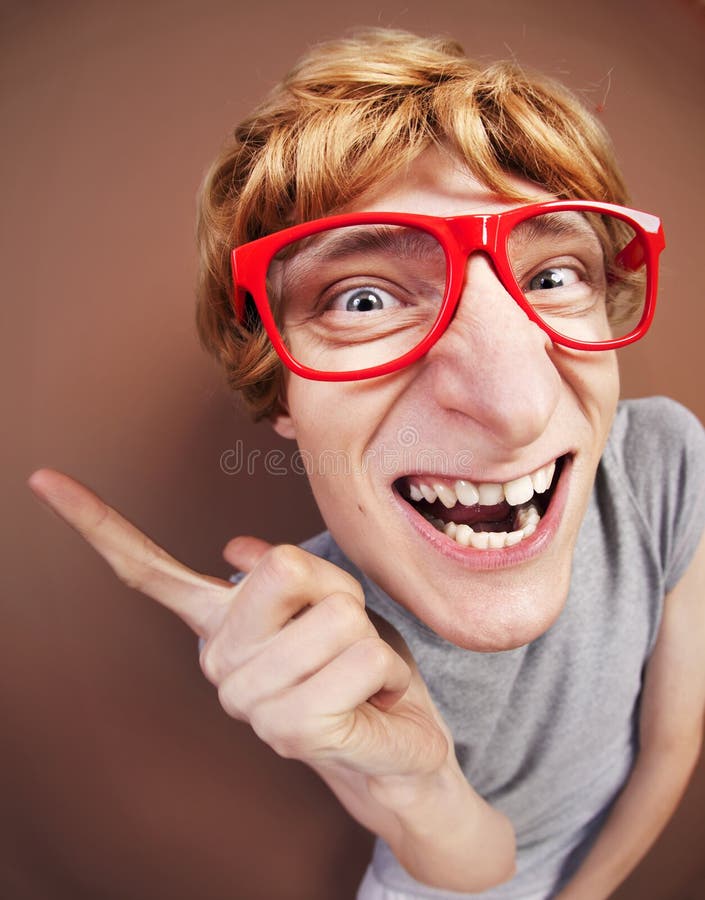 Śmieszny facet obraz stock. Obraz złożonej z odosobniony - 22948913