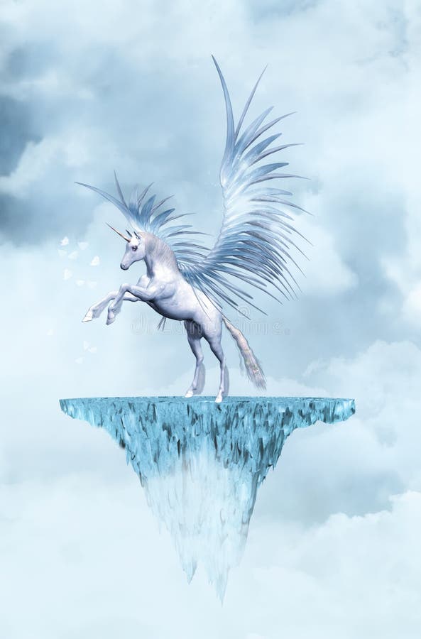 μονόκερος 2 φαντασίας απεικόνιση αποθεμάτων. εικονογραφία από pegasus ...
