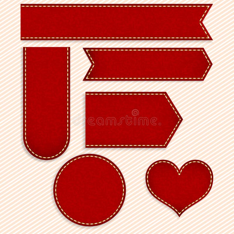 Design Elements for Decoration. Beautiful Web Tags Shiny Modern Design ...