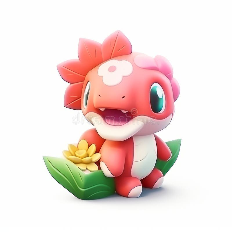 Snapdragon 3d Icon: Cartoon Clay Material with Nintendo Isometric ...