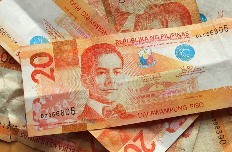 валюта philippine стоковое фото. изображение насчитывающей обмен - 60990580