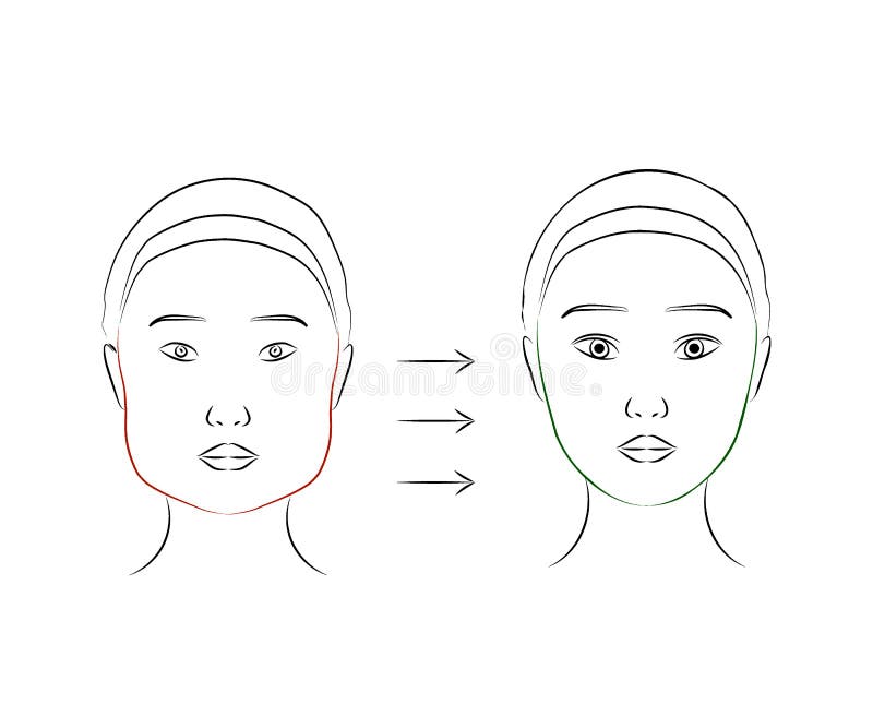 V Jawline Stock Illustrations – 4 V Jawline Stock Illustrations ...