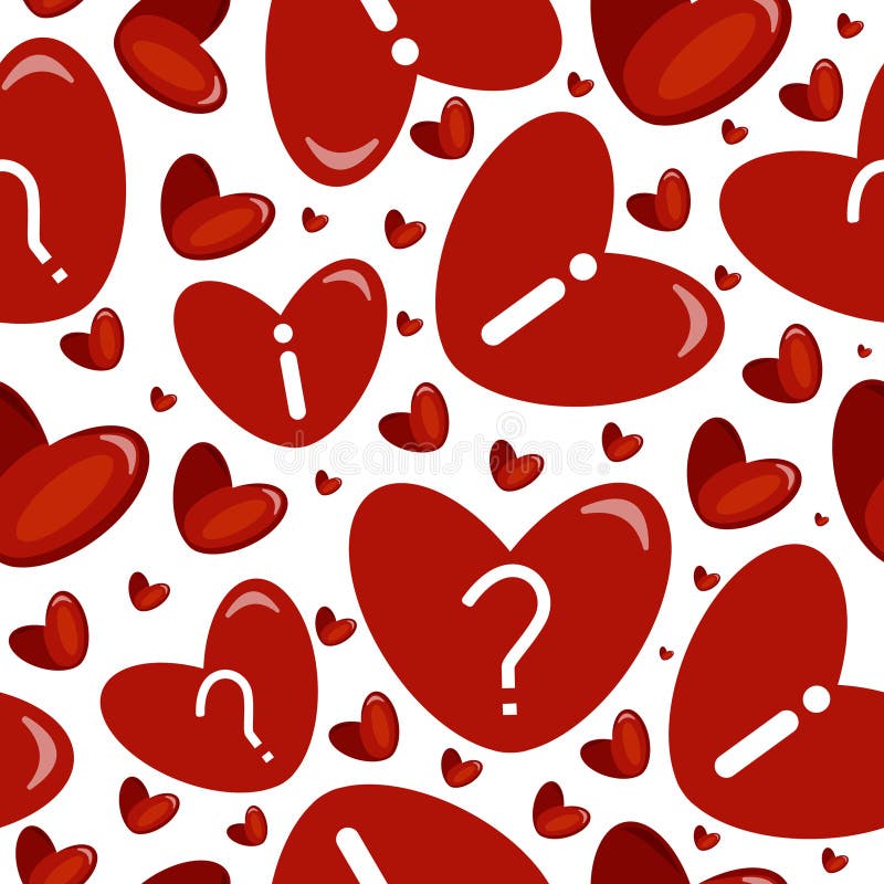 Information Icon and Question Mark on Red Heart Stock Vector ...