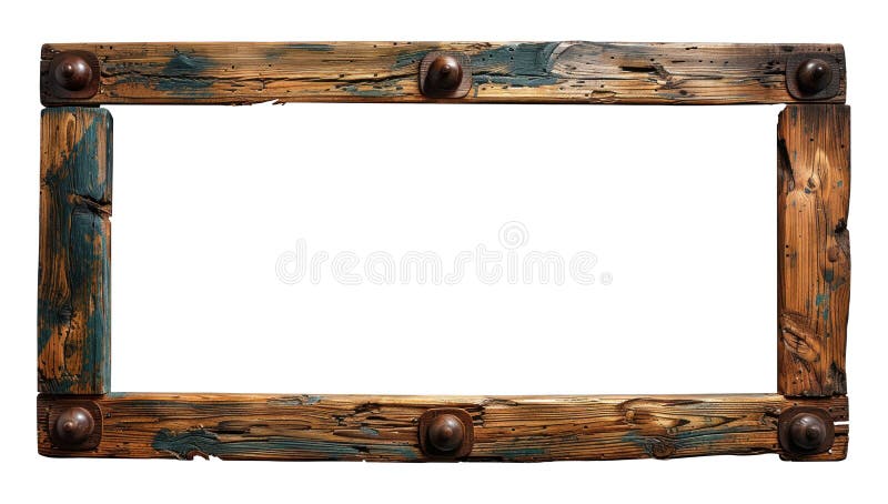 Ð•mpty Vintage Wooden Frame for Your Project Stock Photo - Image of ...