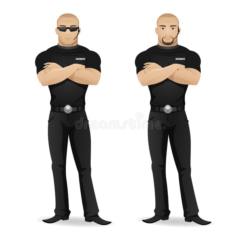 Cartoon Security Guard Stock Illustrations – 14,522 Cartoon Security ...