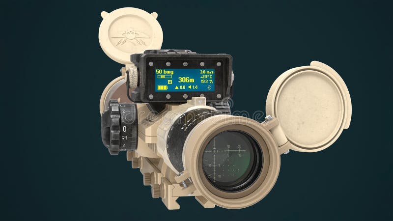 Оptical Sight with a Ballistic Computer for Long-range Shooting Stock ...