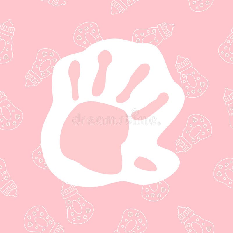 Baby Hand Icon. Flat Symbol Design Vector Illustration of Child Hand ...