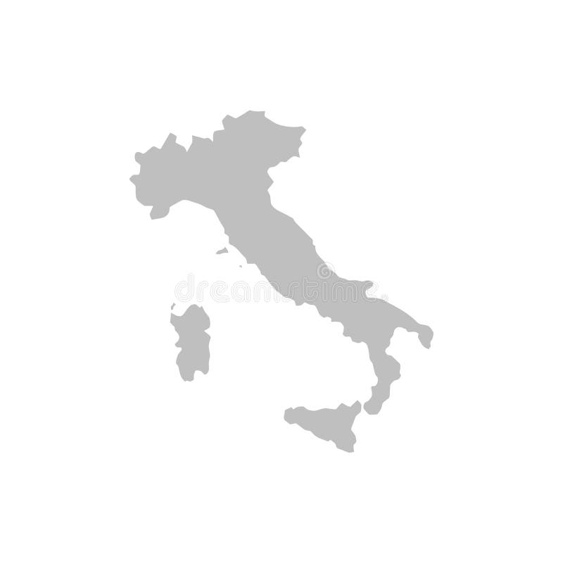 Italy Map Vector. Vector Design Abstract Illustration Stock ...