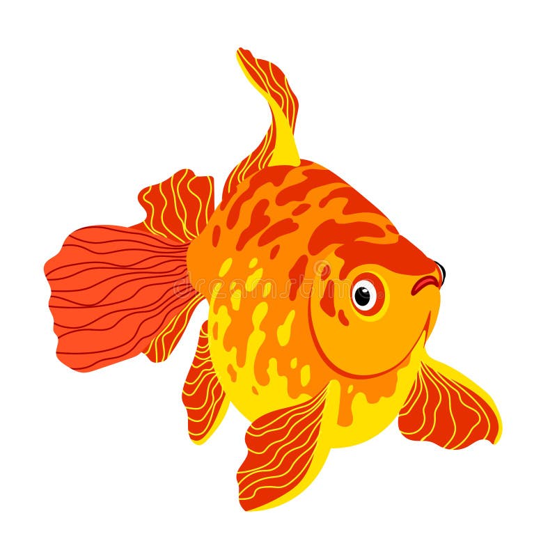 Fish-chinese caligraphy stock vector. Illustration of luck - 10993919