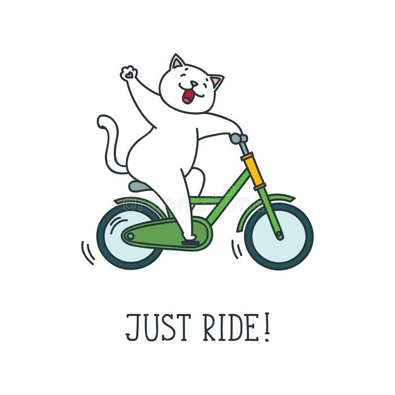 Just Ride Helmet with Handle Bar and Muffler, T Shirt Print Stock ...